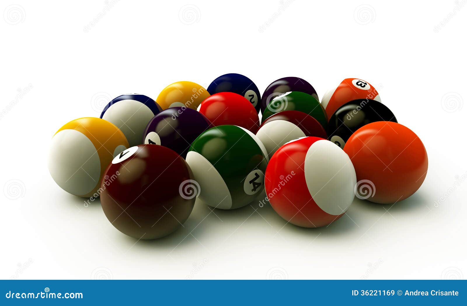 Pool balls stock illustration. Illustration of billiard - 36221169