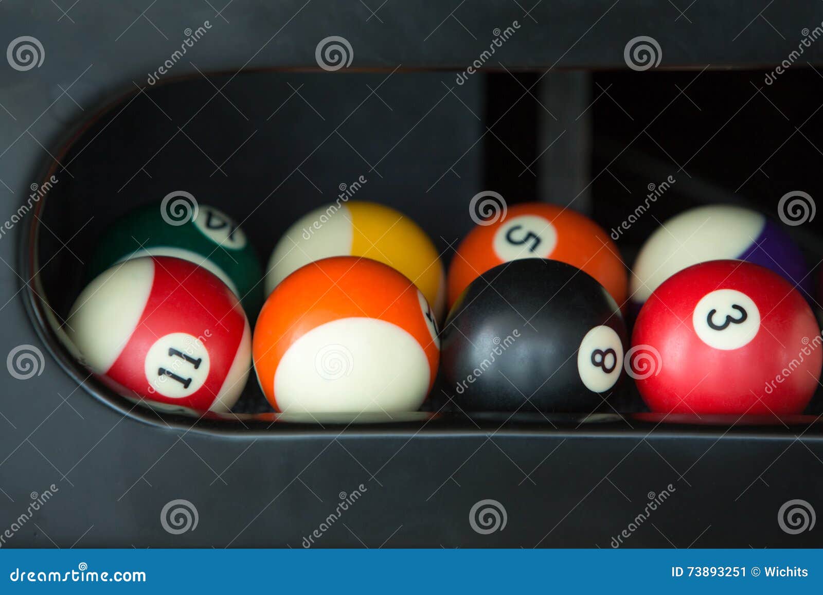 Pool balls stock image. Image of competition, action - 73893251