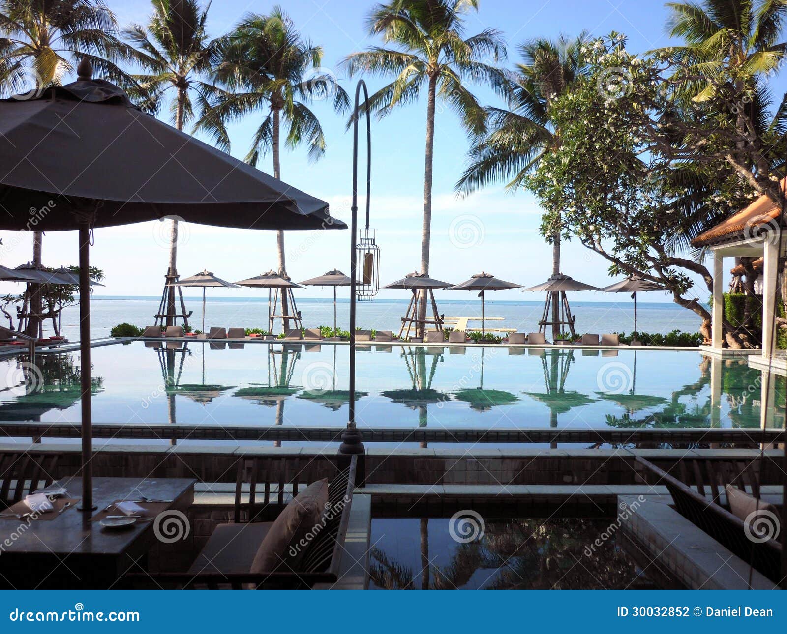 Koh Samui Hotel Pool stock photo. Image of tropical, trees - 30032852