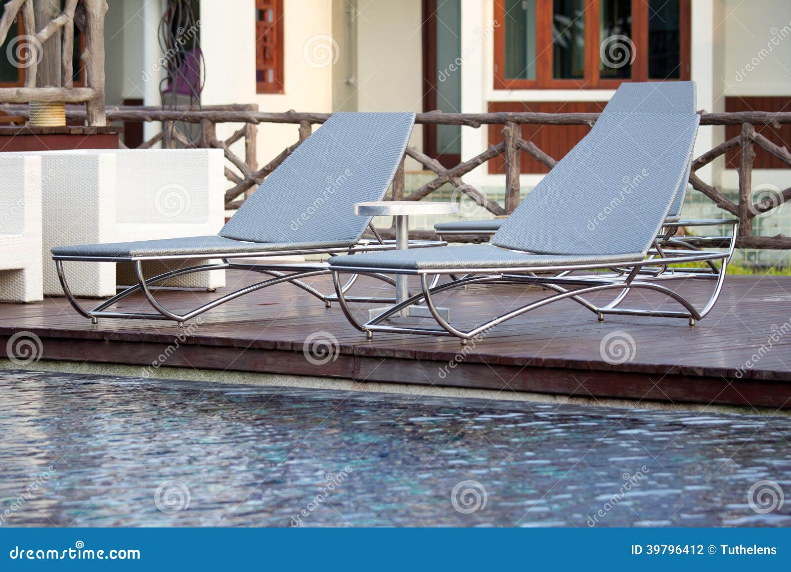 Pool bed stock photo. Image of beach, home, interior - 39796412