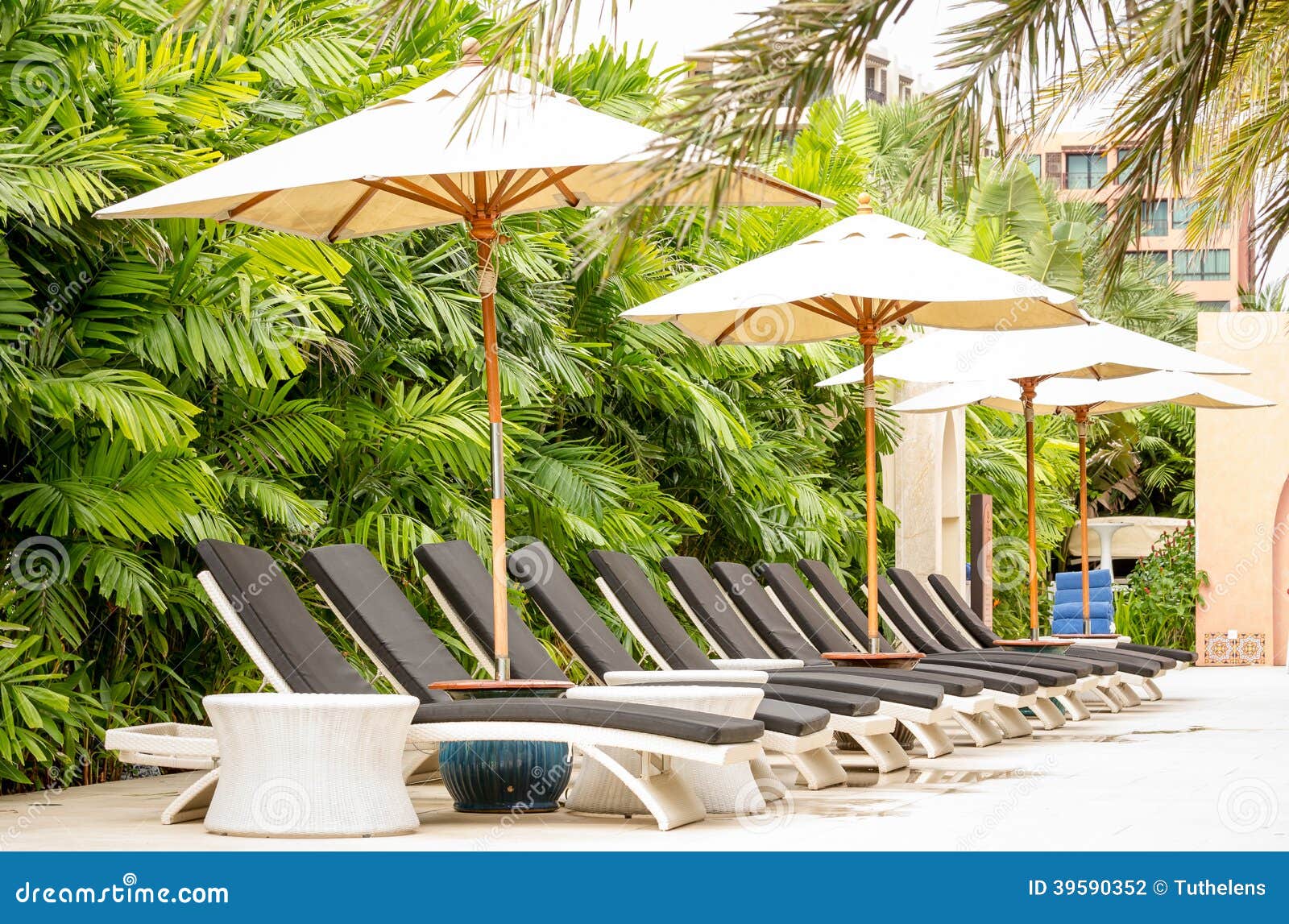 Pool bed at swimming pool stock photo. Image of resort - 39590352