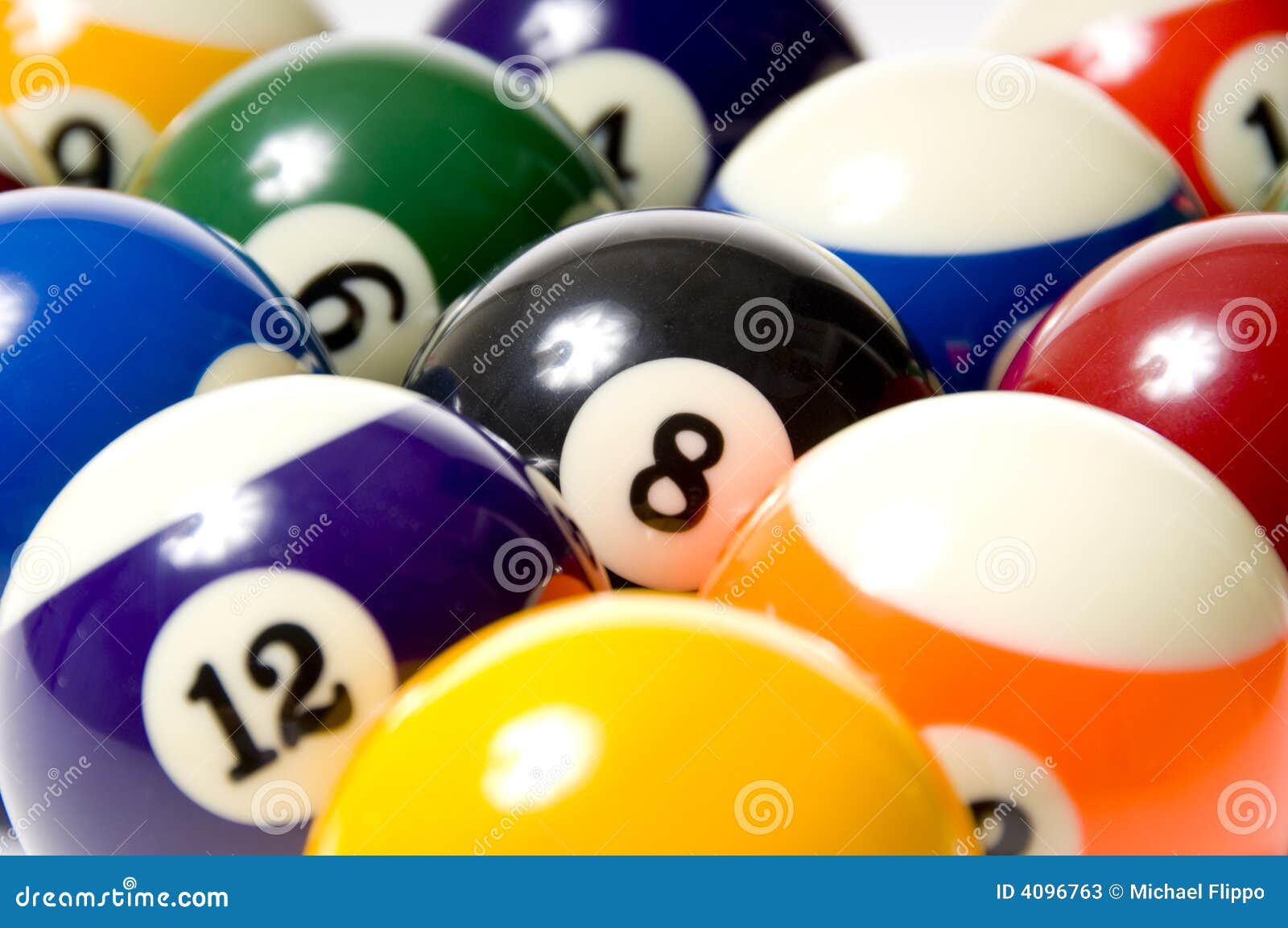 Pool Or Billiard Balls Stock Photos - Image: 4096763
