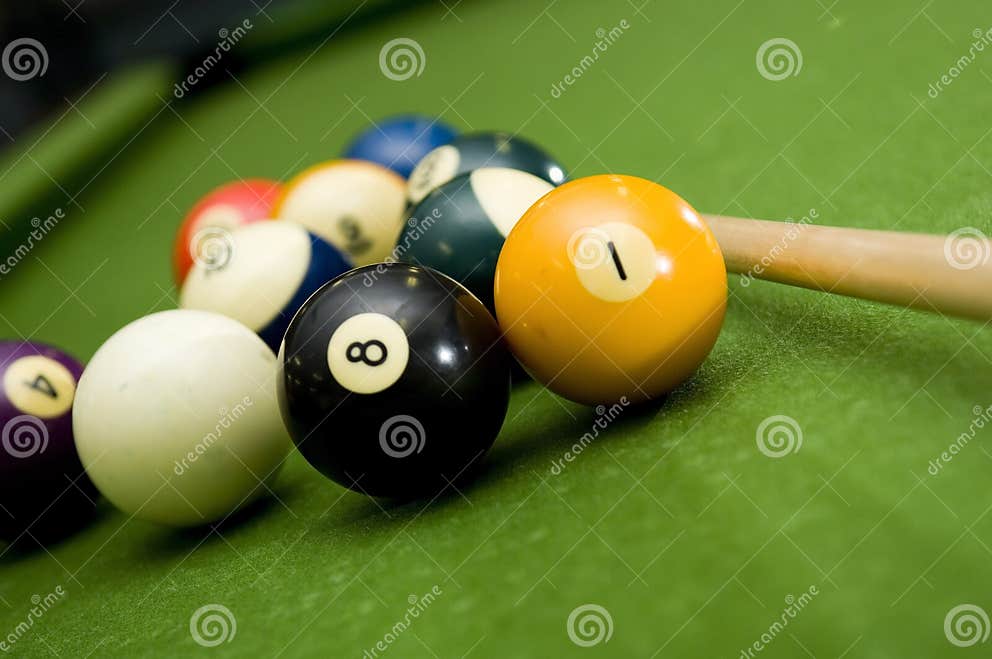 Pool - billiards stock image. Image of felt, hall, challenge - 1137059