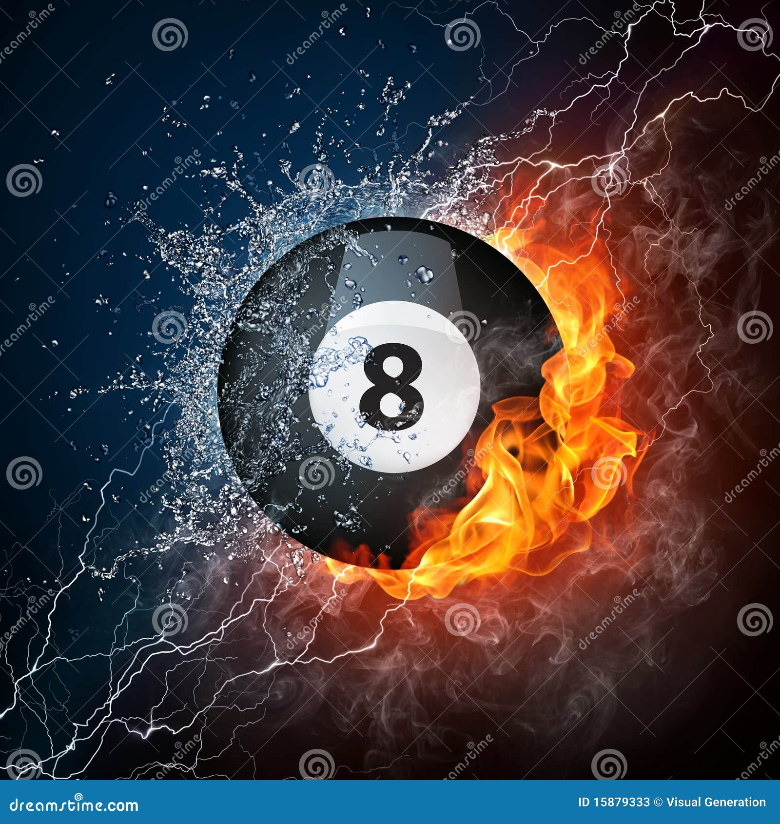 Pool Billiards Ball stock illustration. Illustration of games - 15879333