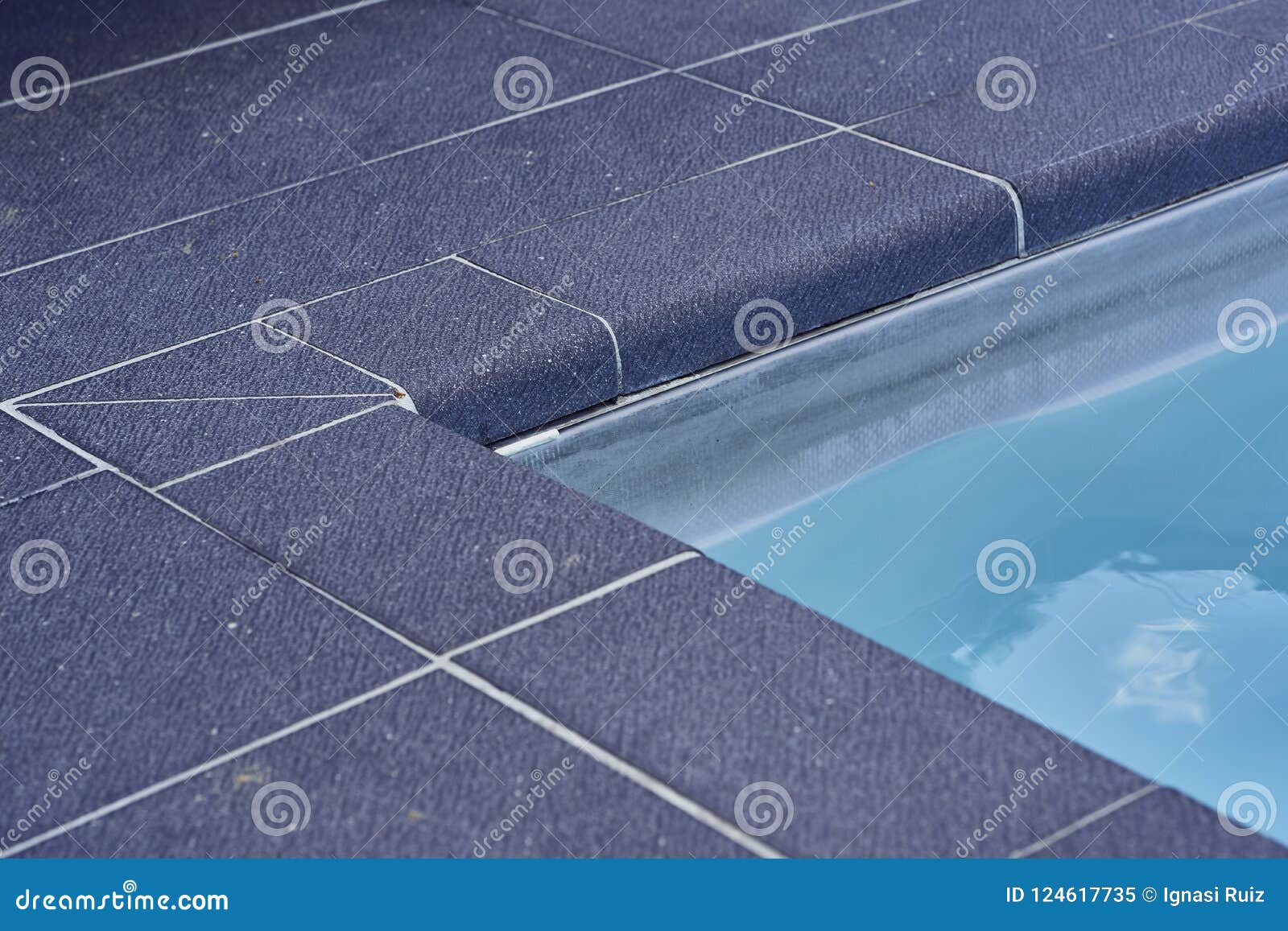 Pool with black stone bar stock image. Image of bath - 124617735