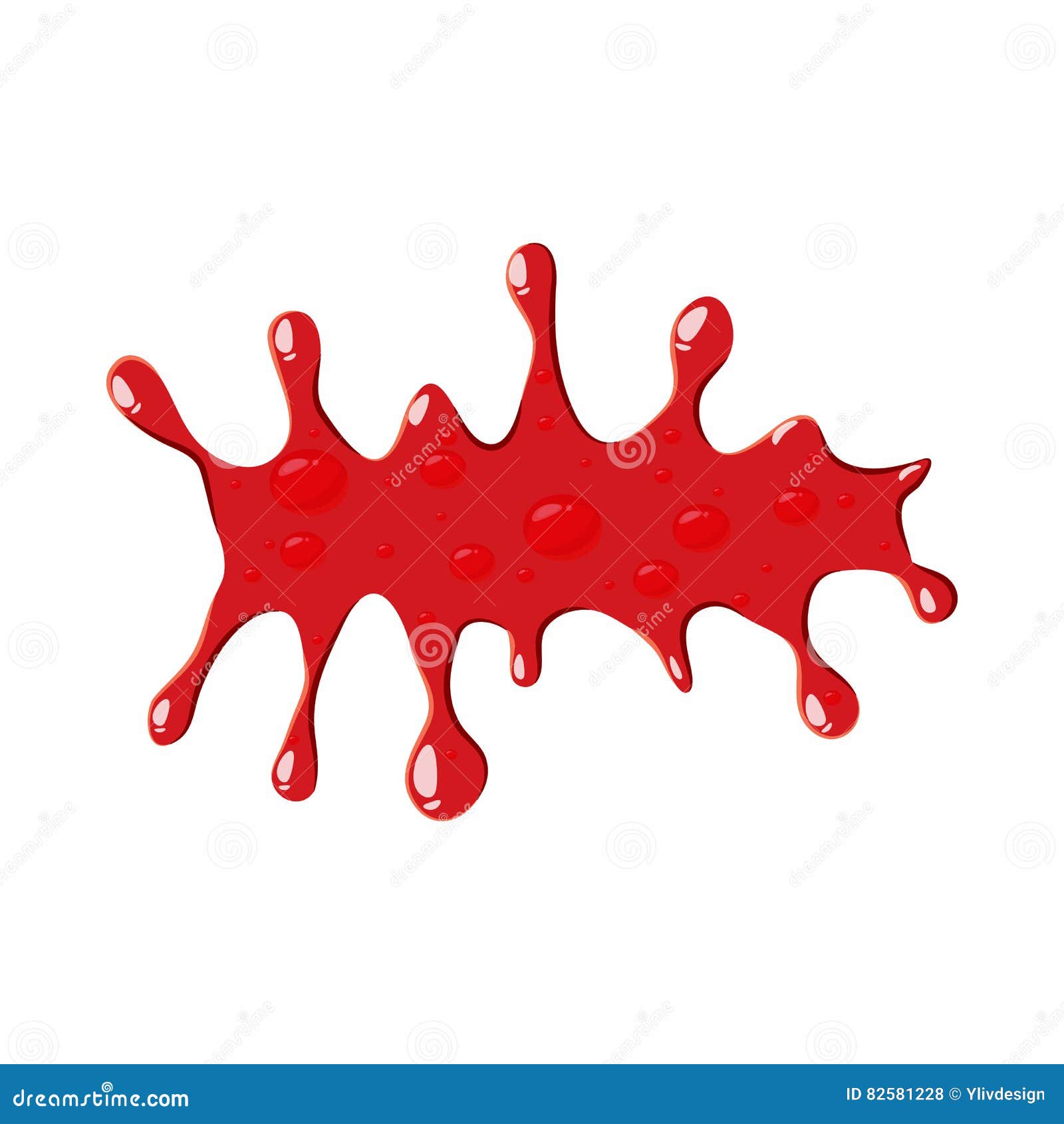 Pool Of Blood Icon Vector Illustration | CartoonDealer.com #82581228