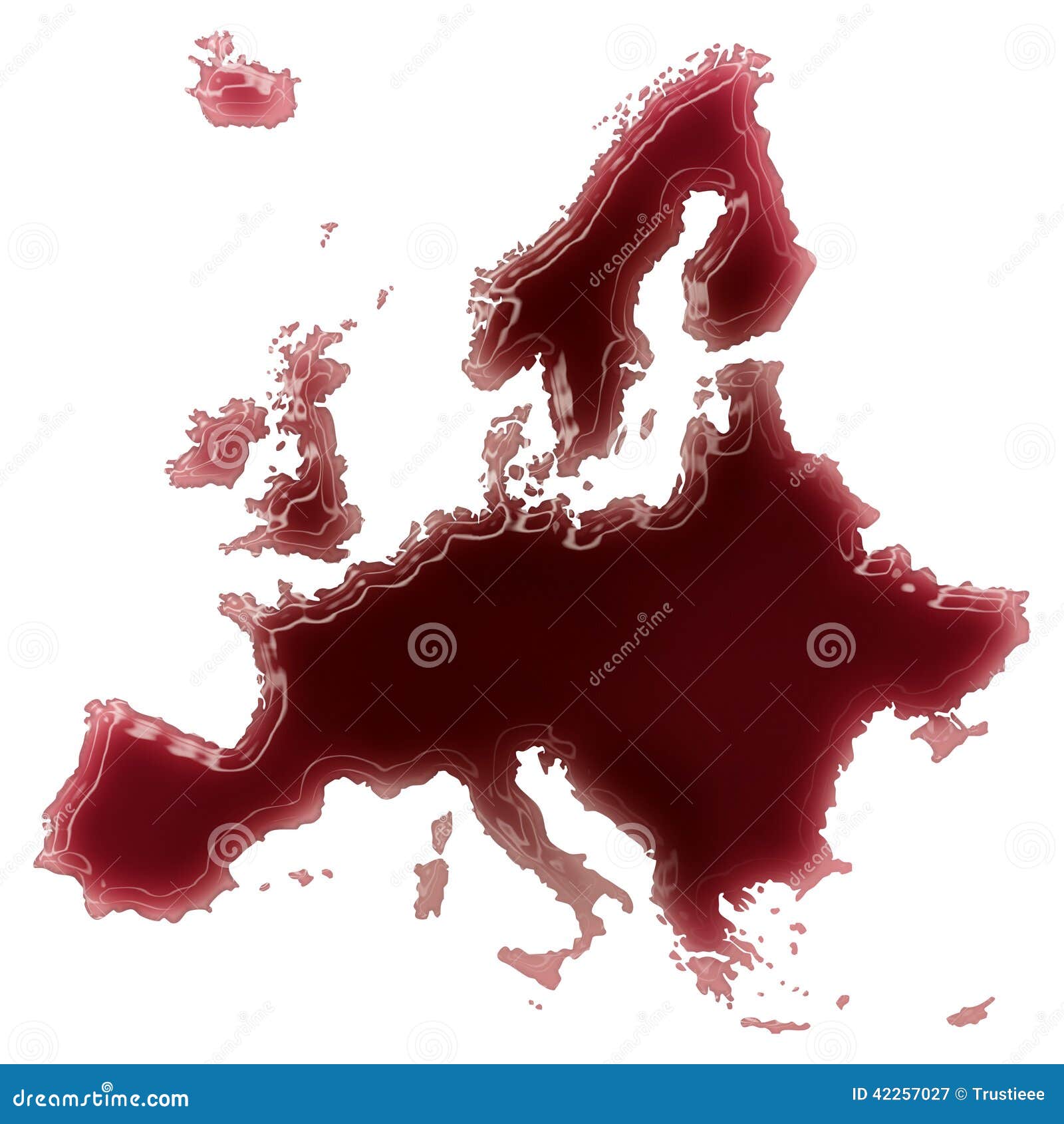 Puddle Of Gore Blood Guts And Toxic Waste 3D Illustration Seamless Tile ...