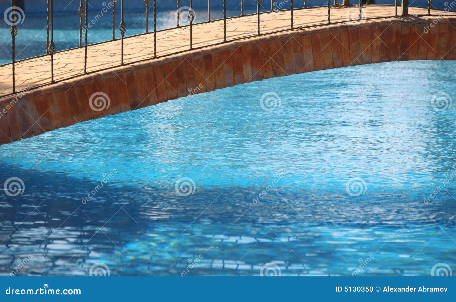 Pool bridge stock photo. Image of resort, swimming, purity - 5130350