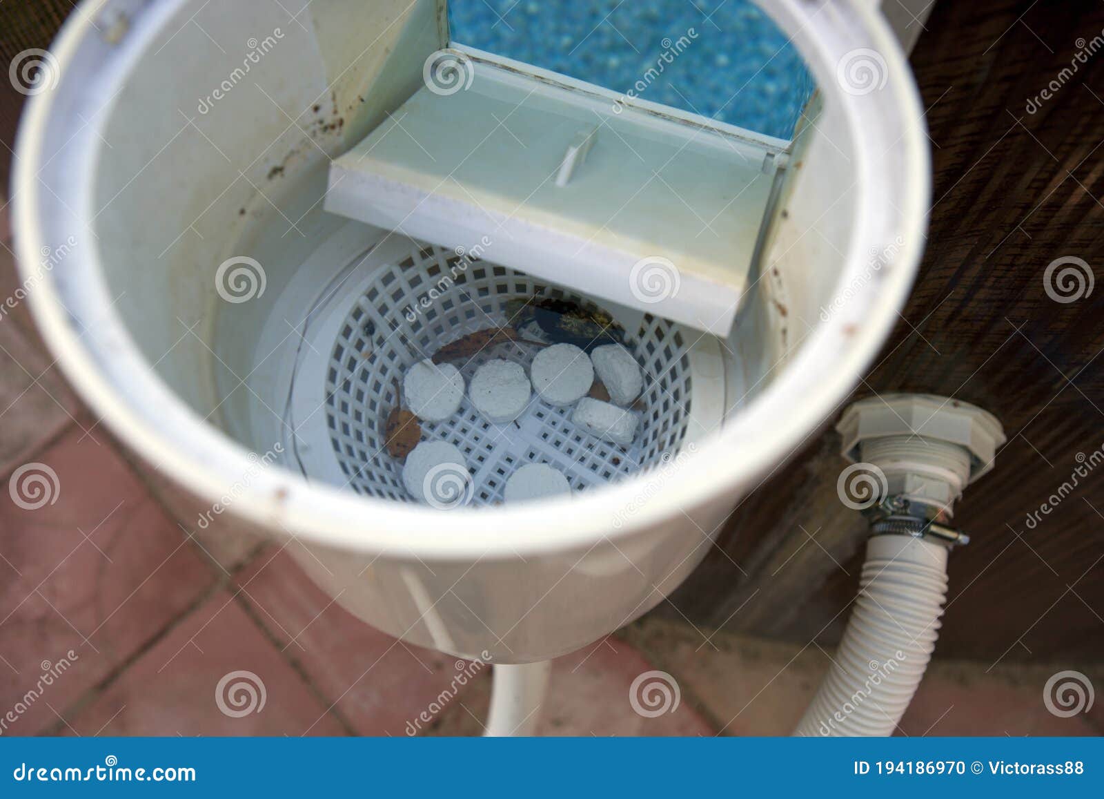 Pool chemical tablets stock photo. Image of chemicals - 194186970
