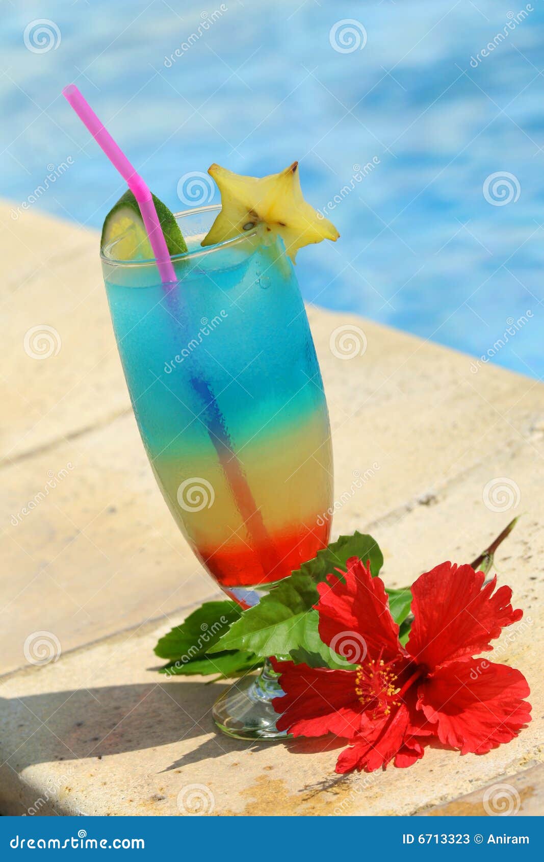 Pool cocktail stock image. Image of beverage, drink, summer - 6713323