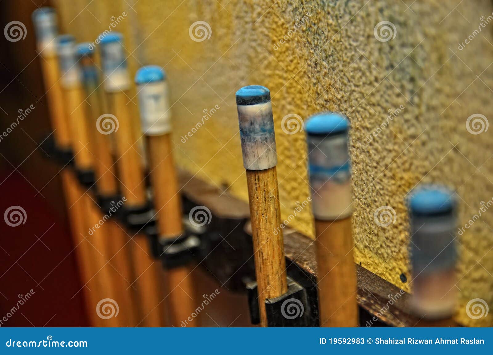 Pool Cue Sticks stock image. Image of stick, felt, colored - 19592983