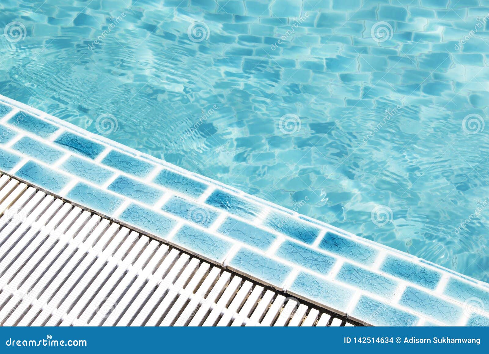 Pool Edge with Drainage Grill Stock Photo - Image of deck, beautiful ...