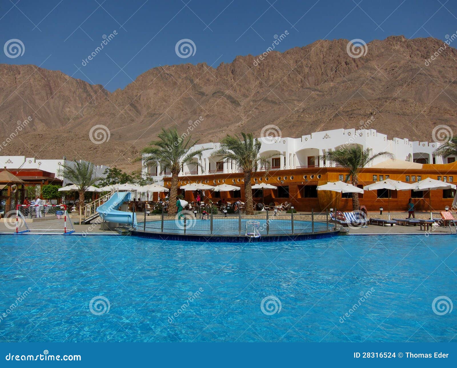 Pool in egypt stock photo. Image of girl, luxury, fresh - 28316524
