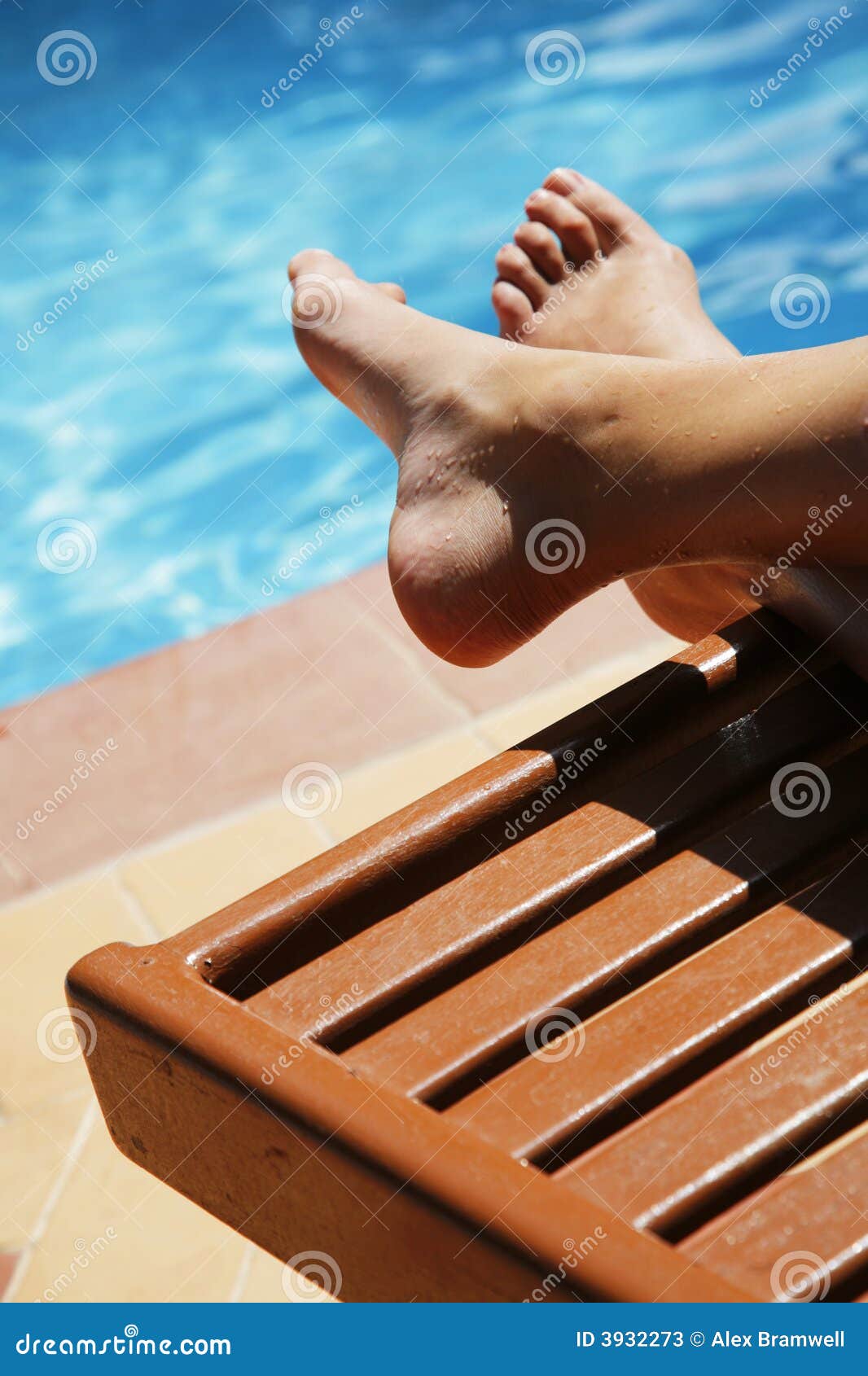 Pool Feet stock image. Image of siesta, pool, tropical - 3932273