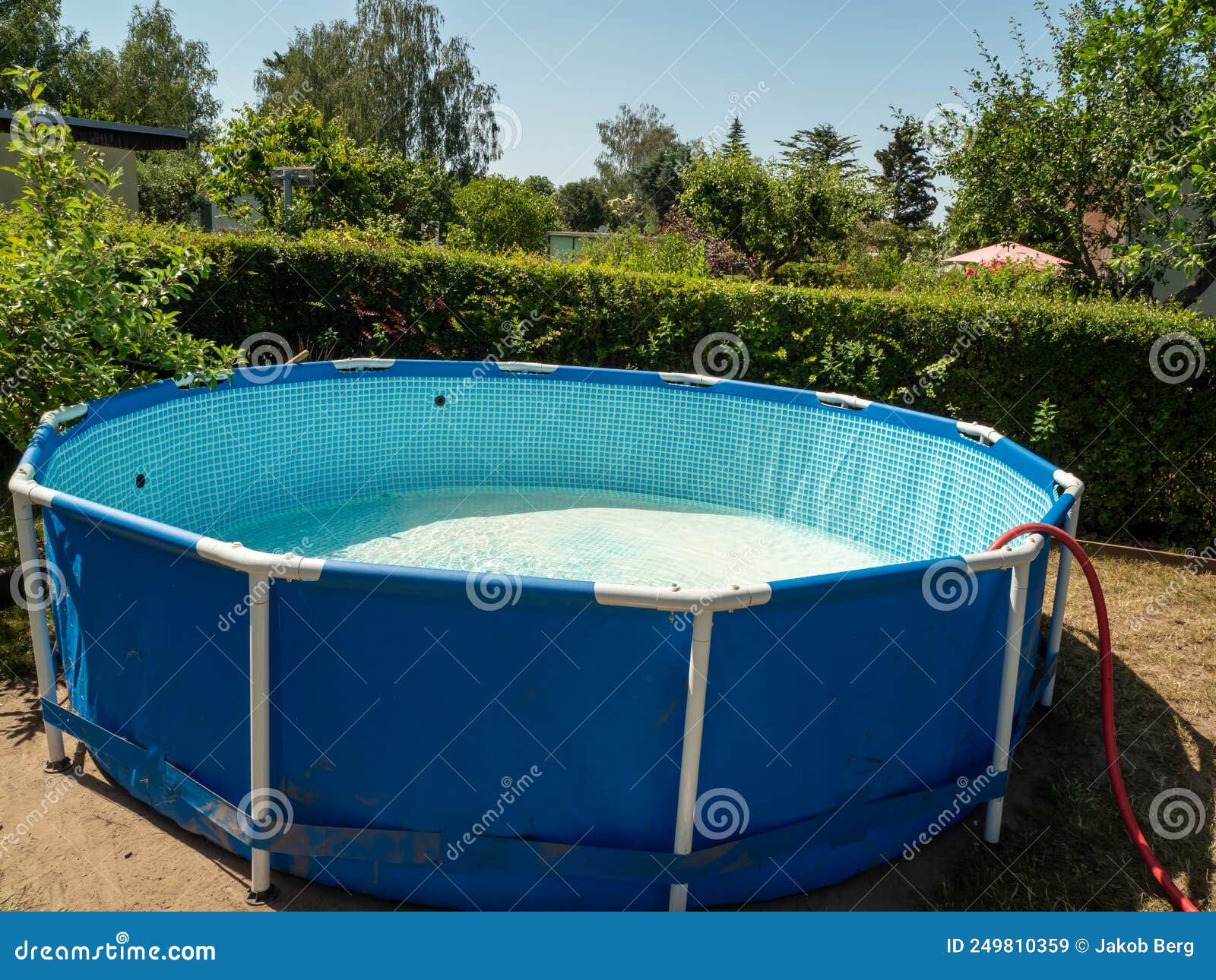 The Pool is Filled with Water. Stock Image - Image of swimming ...