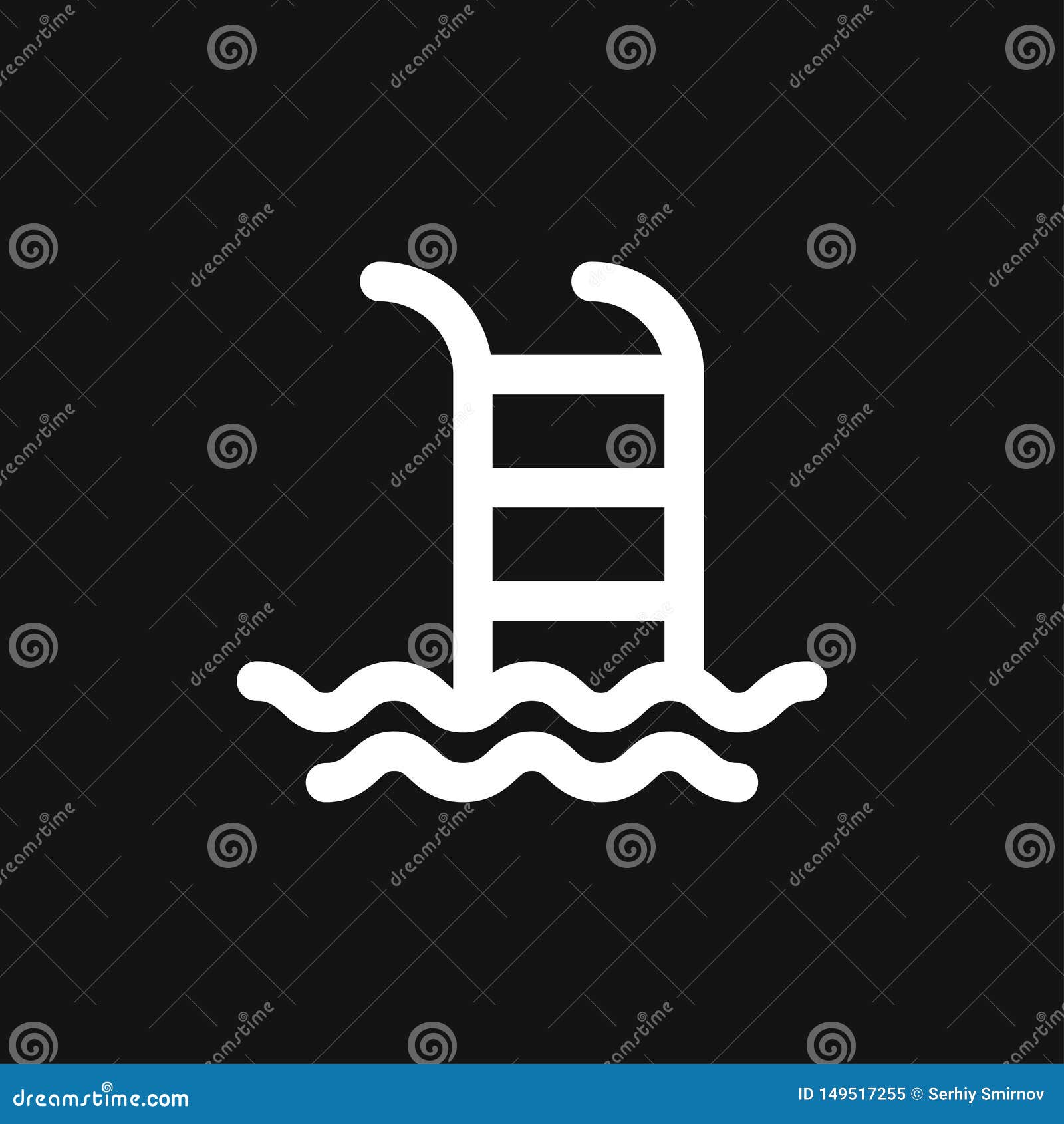 Pool Flat Icon Vector Sign Symbol for Design Stock Illustration ...