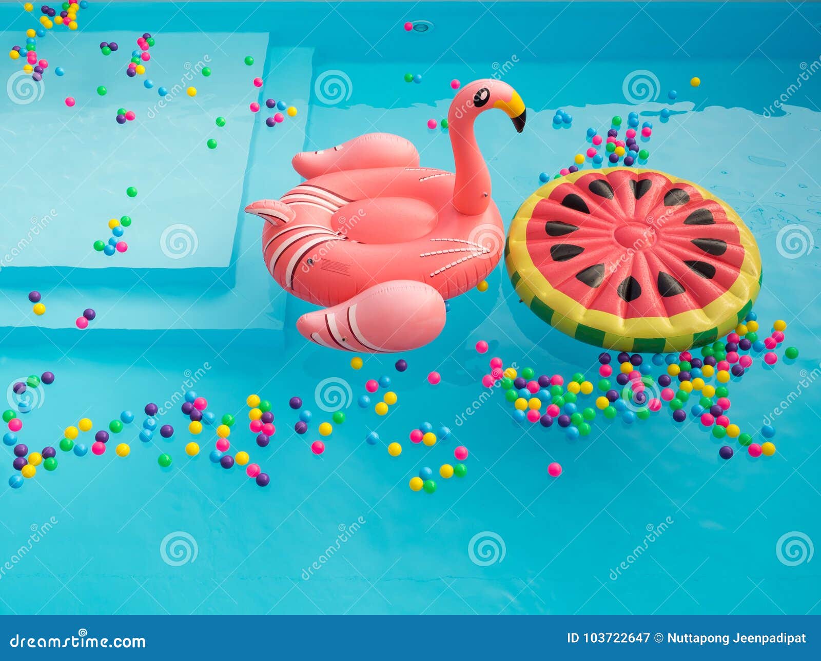 Pool Floaties colorful stock image. Image of colorful - 103722647