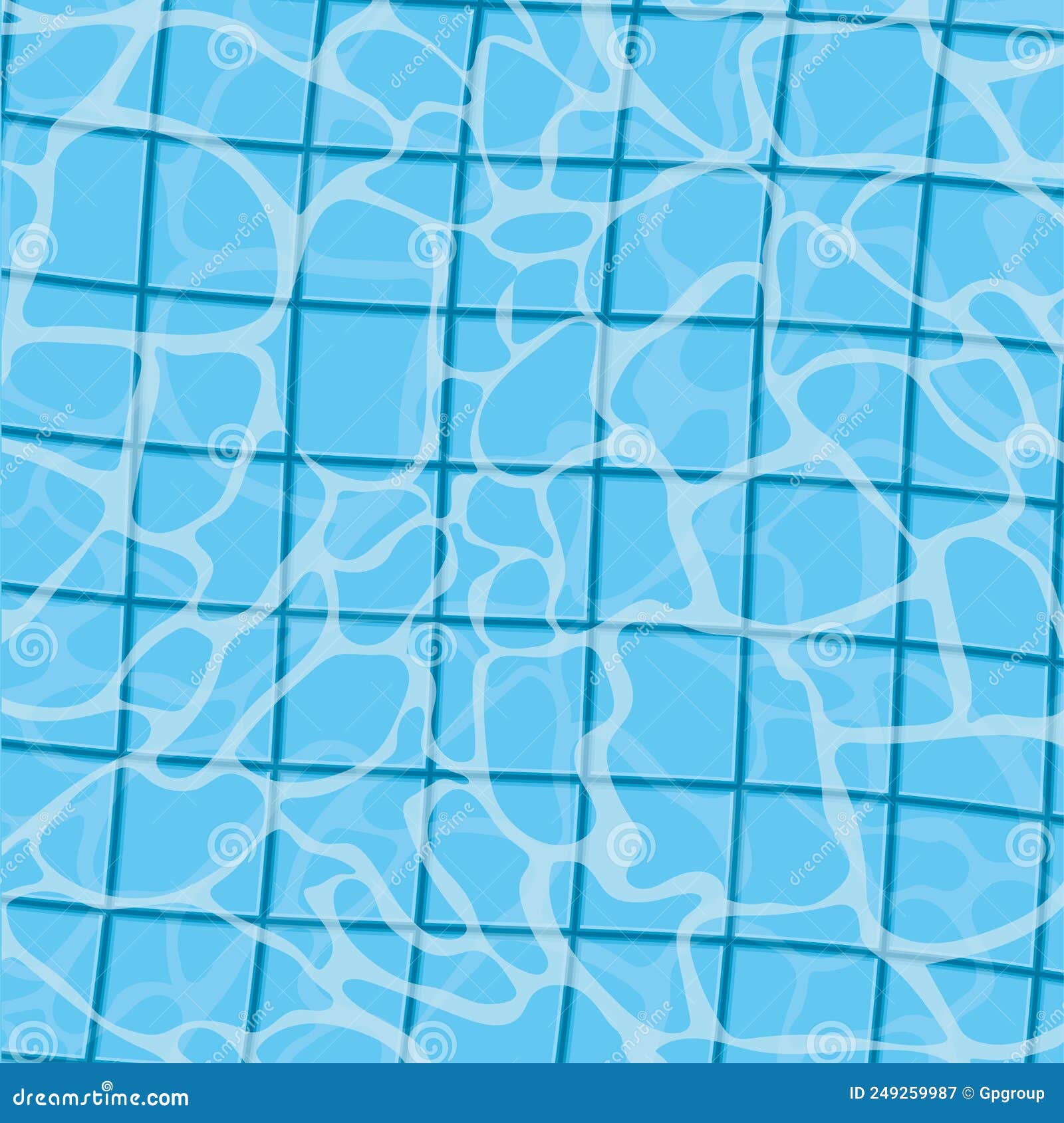 Pool floor illustration stock vector. Illustration of nature - 249259987