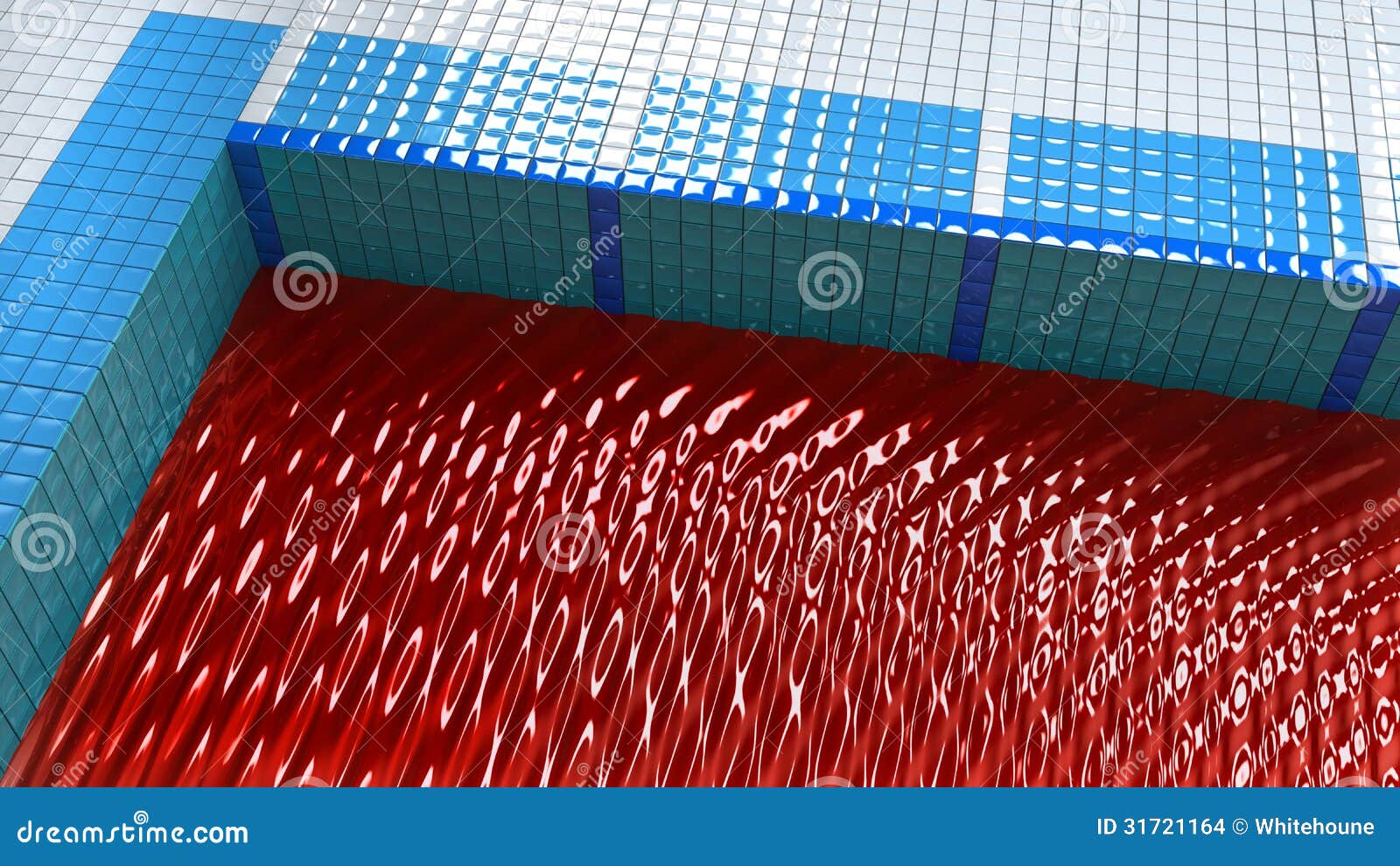 Pool full of blood stock illustration. Illustration of background ...