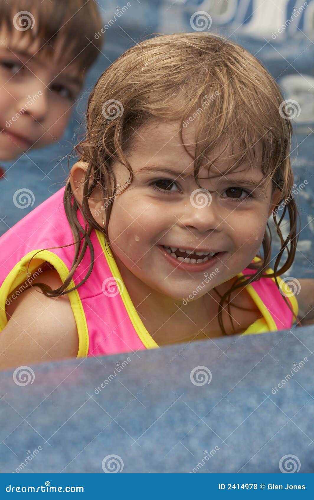 Pool fun stock photo. Image of joyful, pretty, smile, precious - 2414978