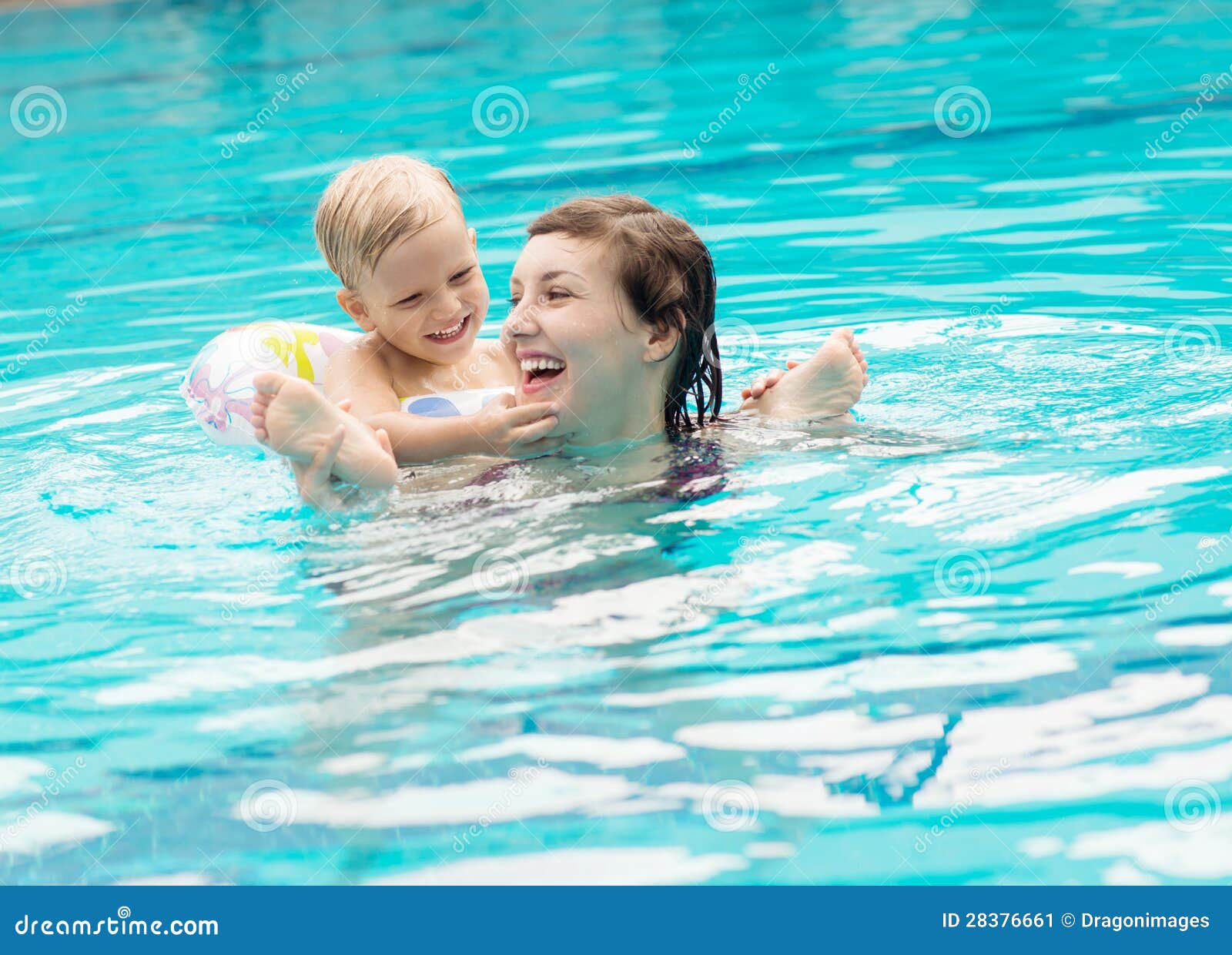 Pool fun stock image. Image of entertainment, childhood - 28376661