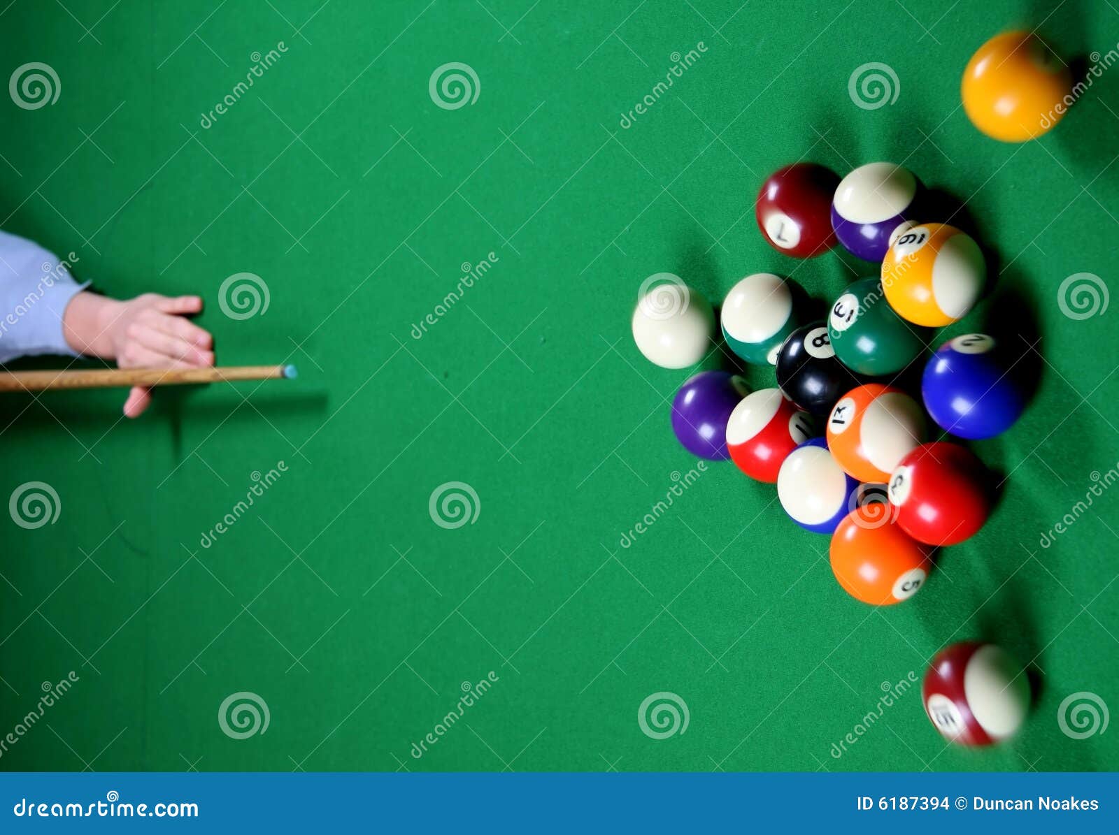 Pool Game Break stock photo. Image of hand, ball, snooker - 6187394
