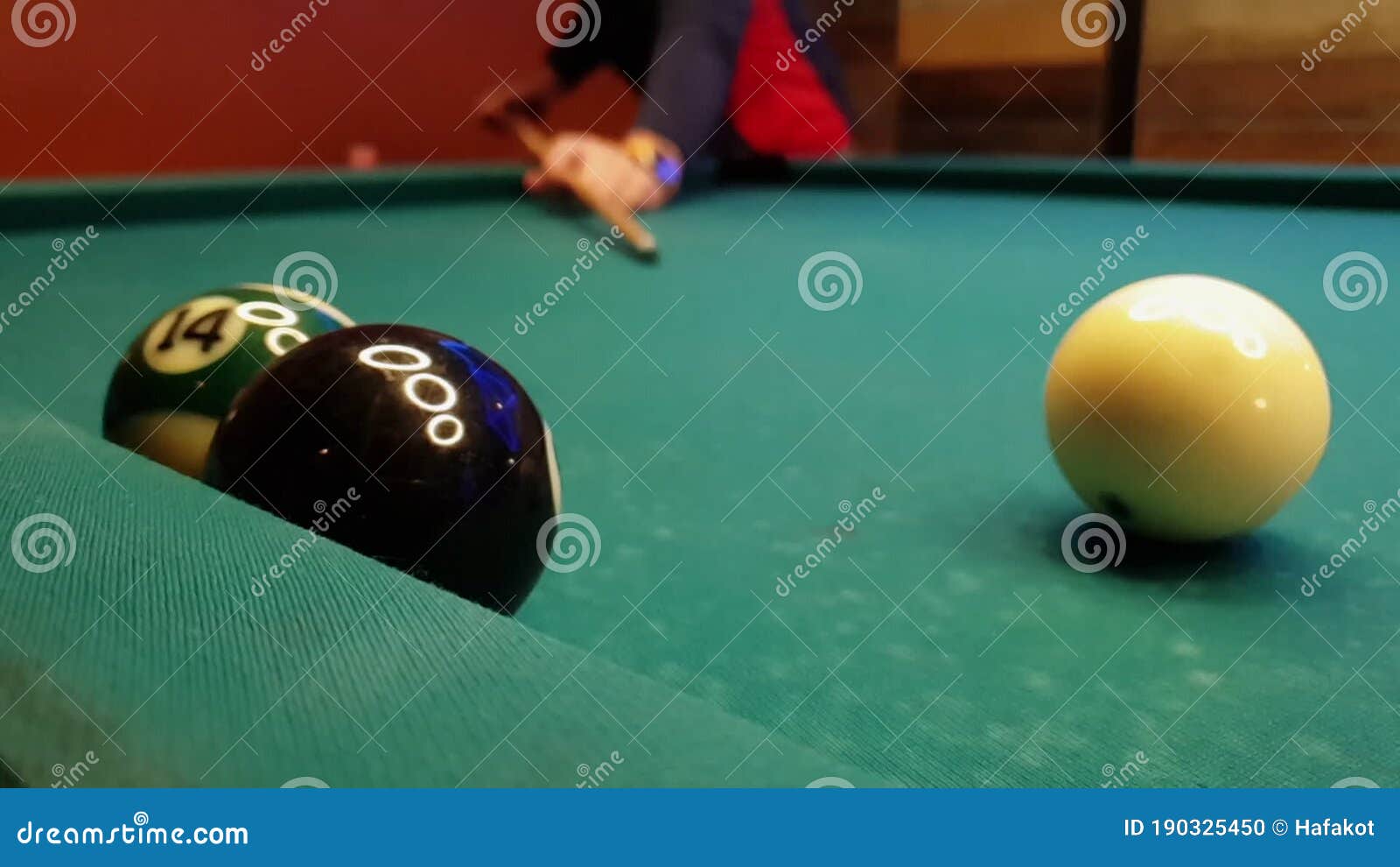 Pool game from low angle stock footage. Video of wooden - 190325450