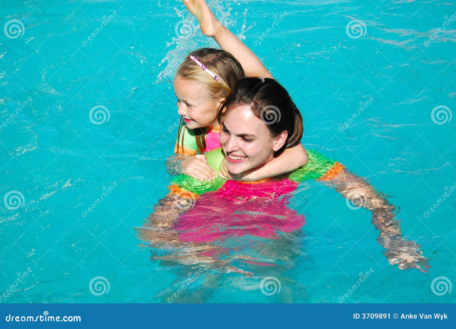 Pool girls stock image. Image of active, enjoy, activities - 3709891