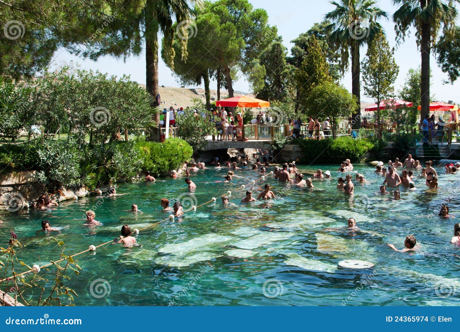 Pool in a Hierapolis, Turkey Editorial Stock Image - Image of ...
