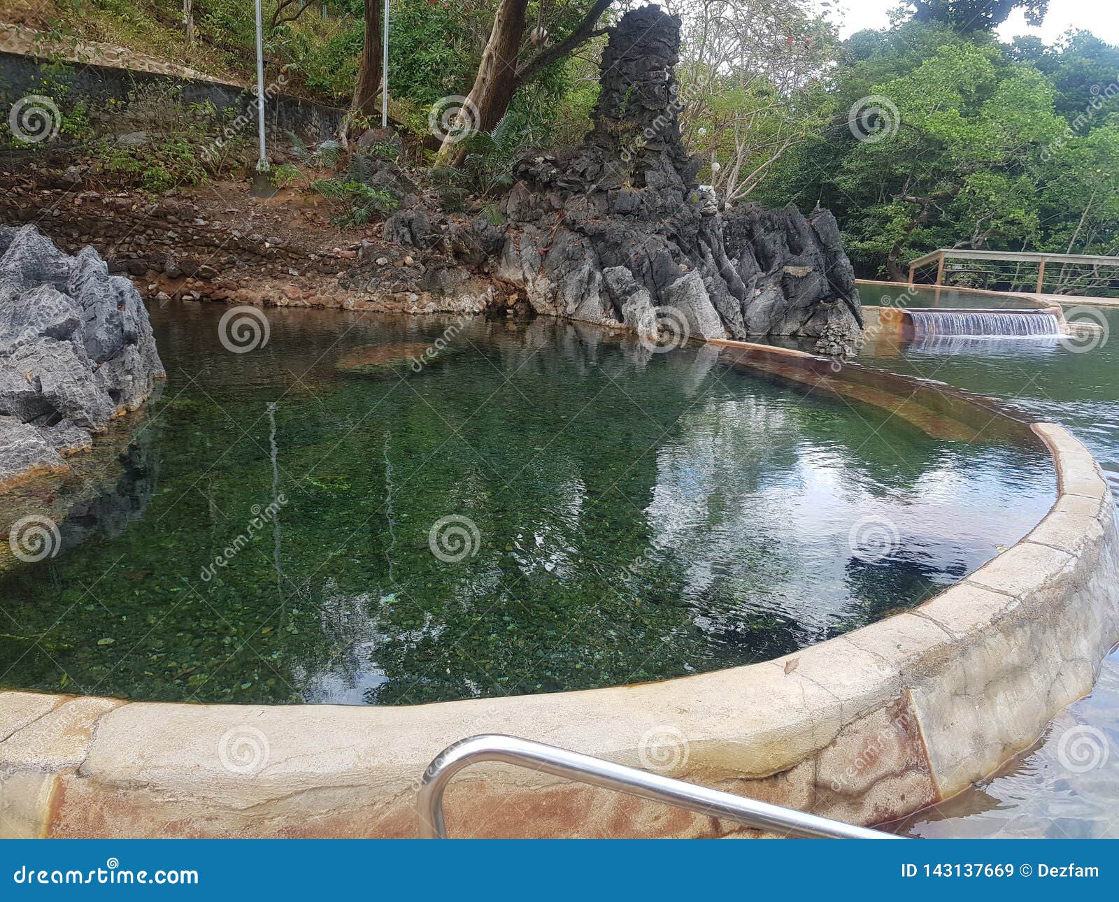 Pool Hot Spring in Coron Palawan Stock Image - Image of spring, coron ...