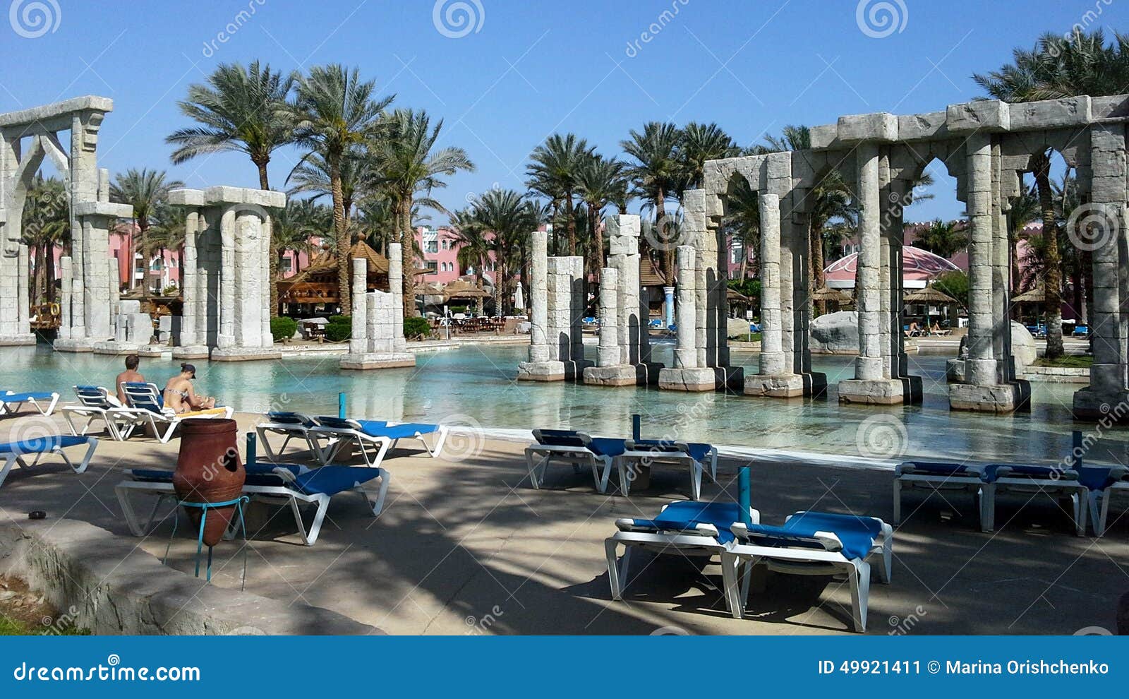 Pool, Hotel and Holiday in Egypt Editorial Photo - Image of egypt ...