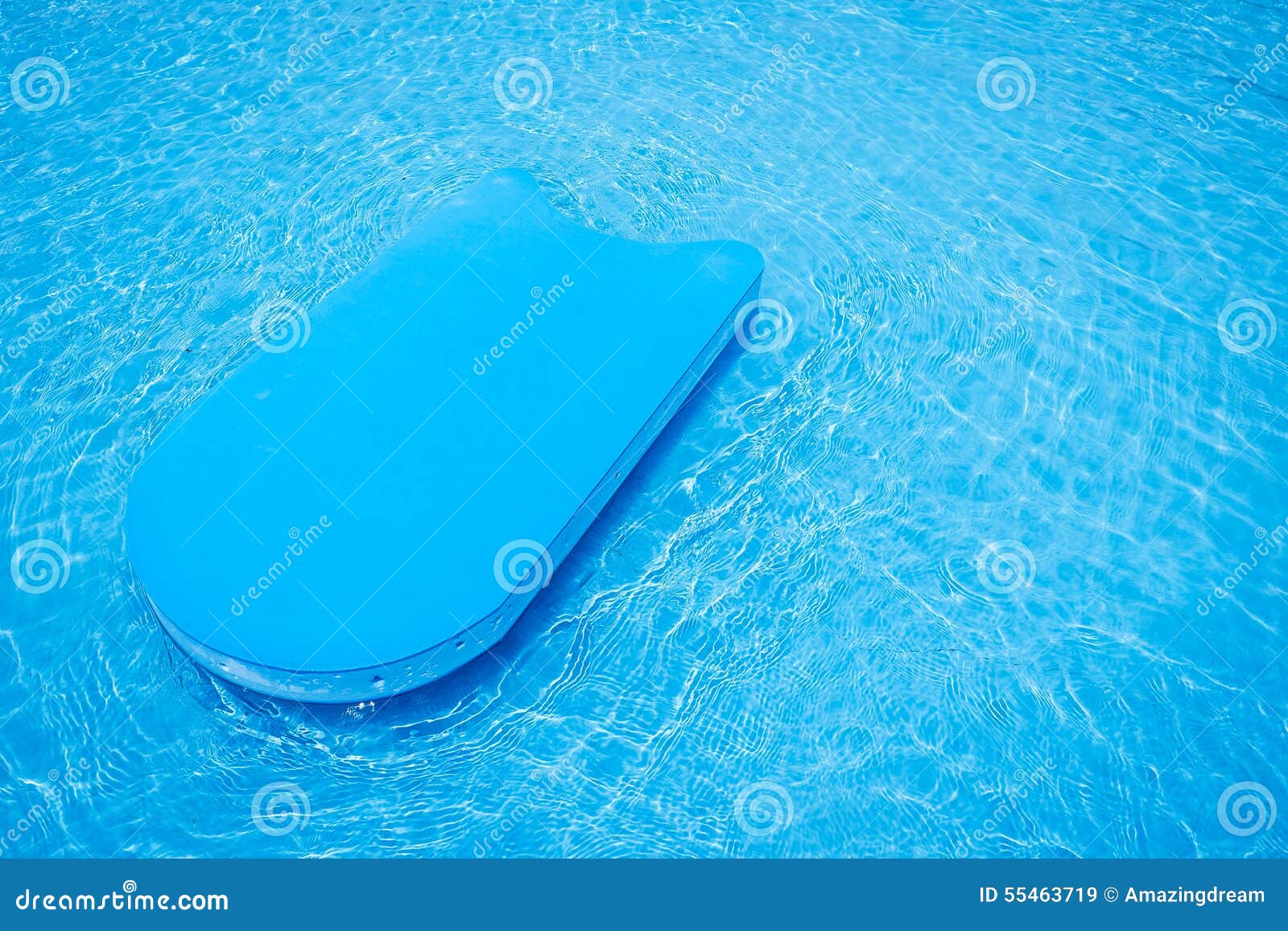 Pool Kick Board in Swimming Pool Stock Image - Image of swimming, water ...