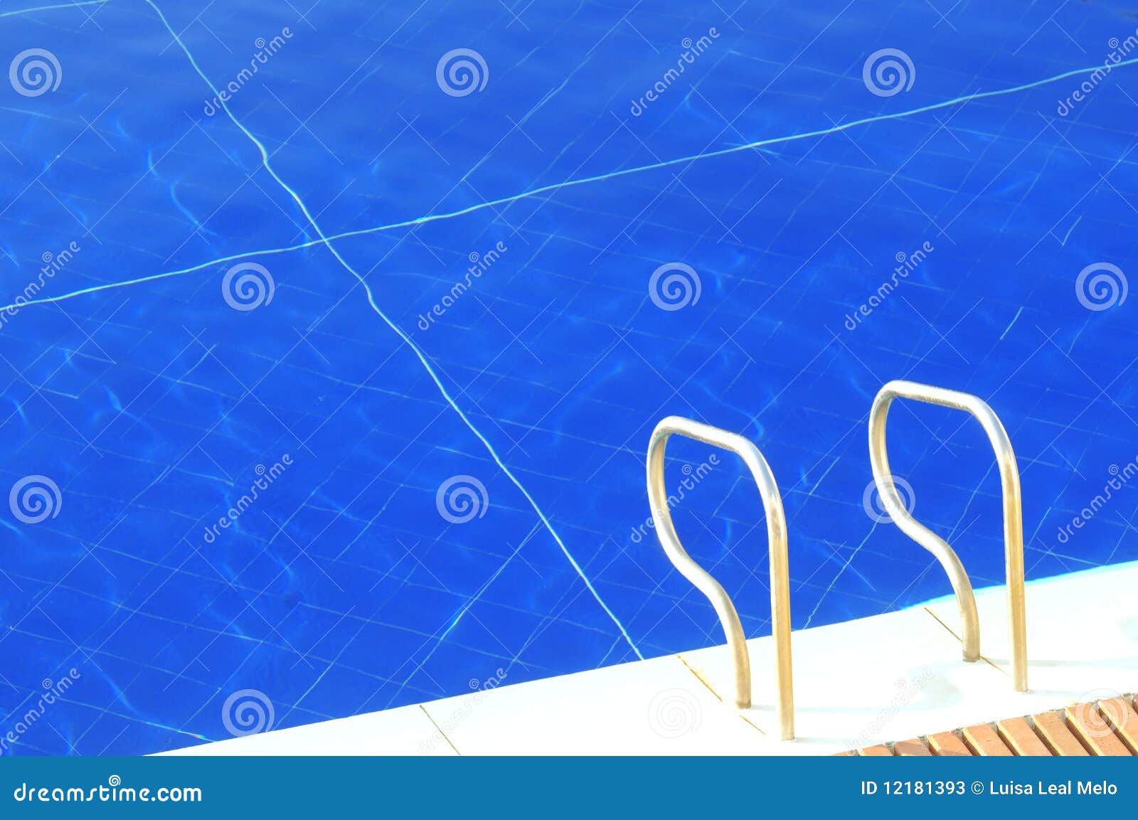 Pool ladder stock image. Image of motion, splash, blue - 12181393