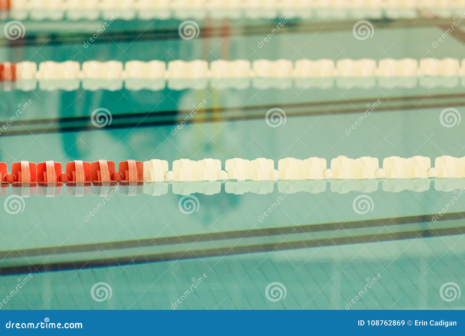 Pool Lane Lines stock image. Image of indoors, background - 108762869
