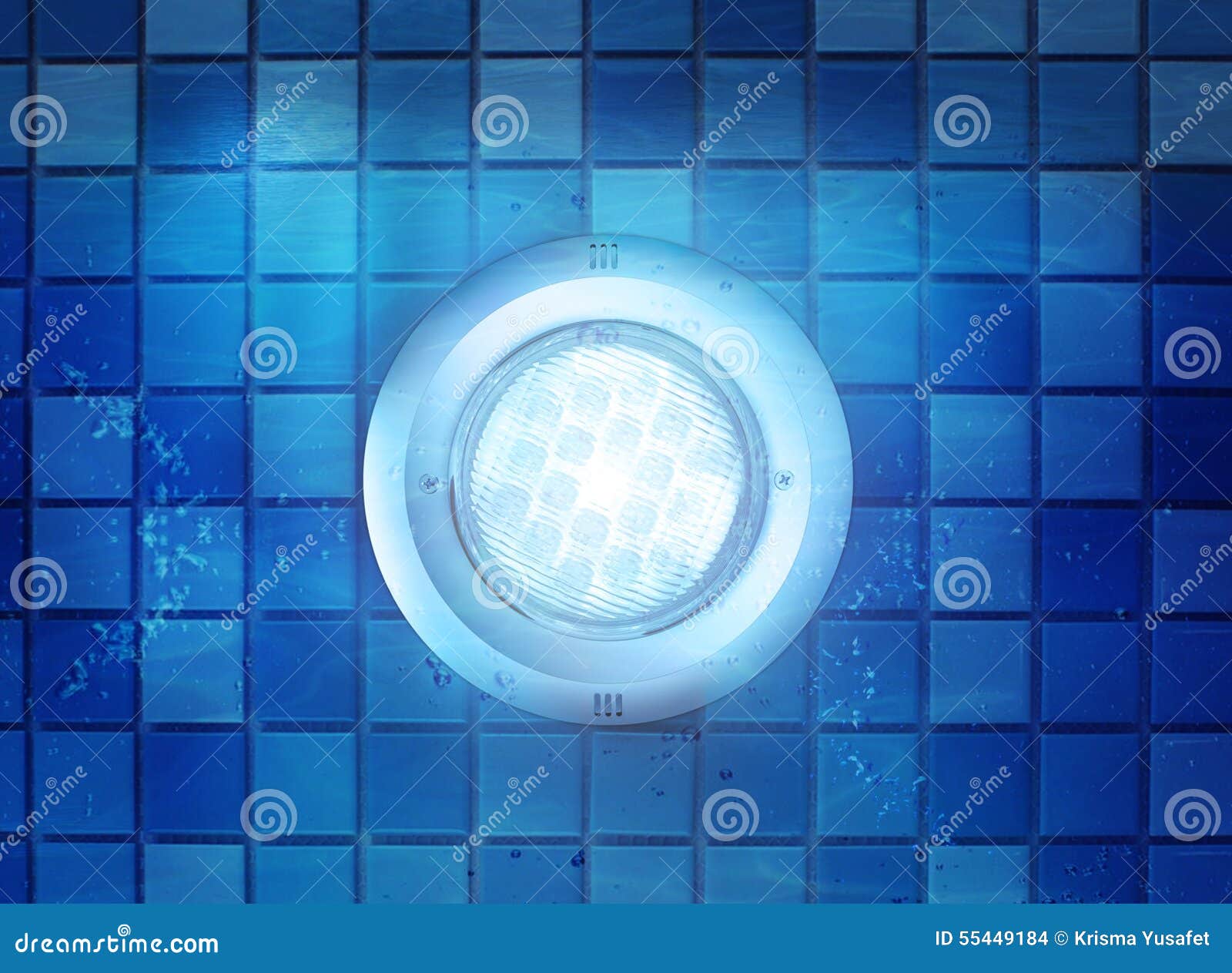 Pool Lights stock illustration. Illustration of lighting - 55449184
