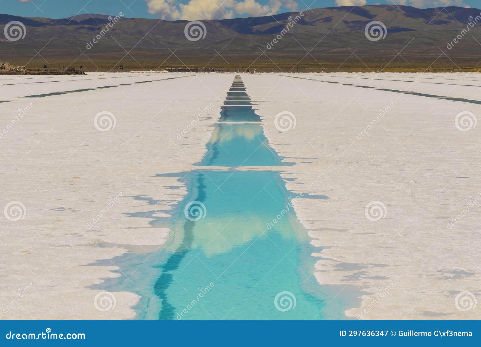 Pools for the Extraction of Lithium in Salinas Grandes, Jujuy ...