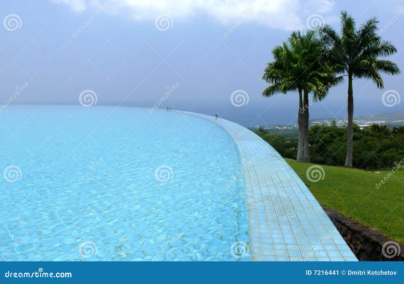 Pool over Kailua-Kona stock image. Image of hawaii, water - 7216441