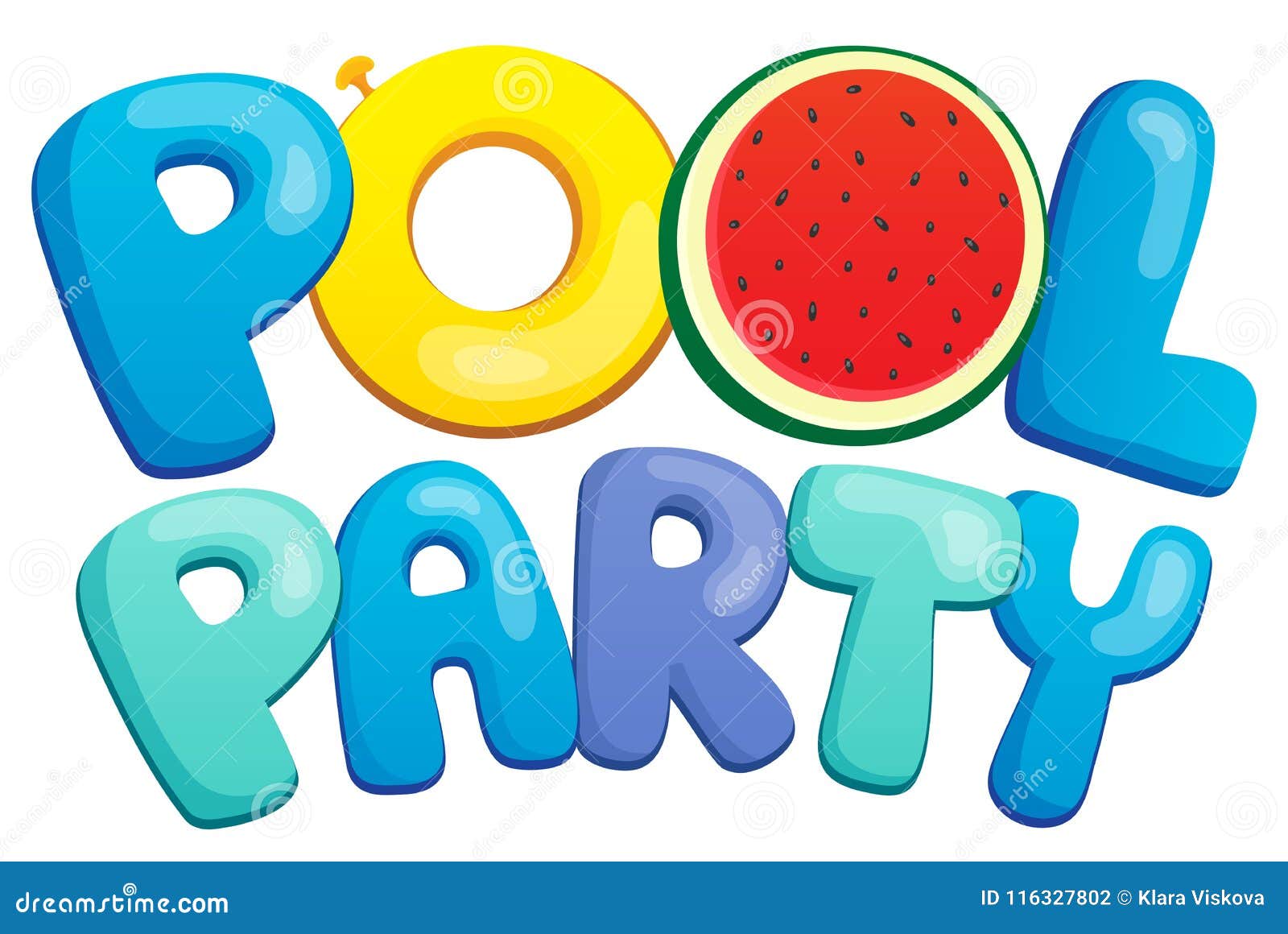 Pool party sign theme 1 stock vector. Illustration of vector - 116327802