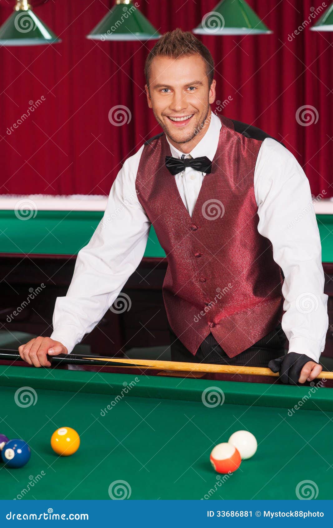 Pool player. stock image. Image of competitive, snooker - 33686881