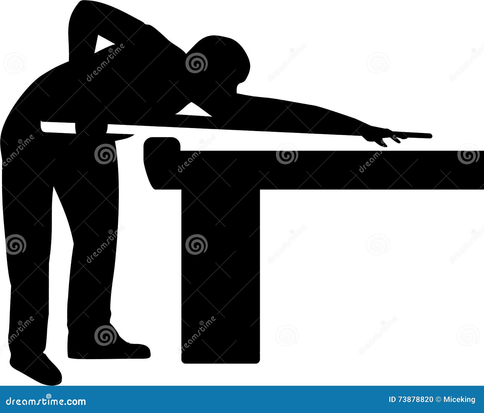 Pool Player Table Billiards Stock Vector - Illustration of sport, logo ...