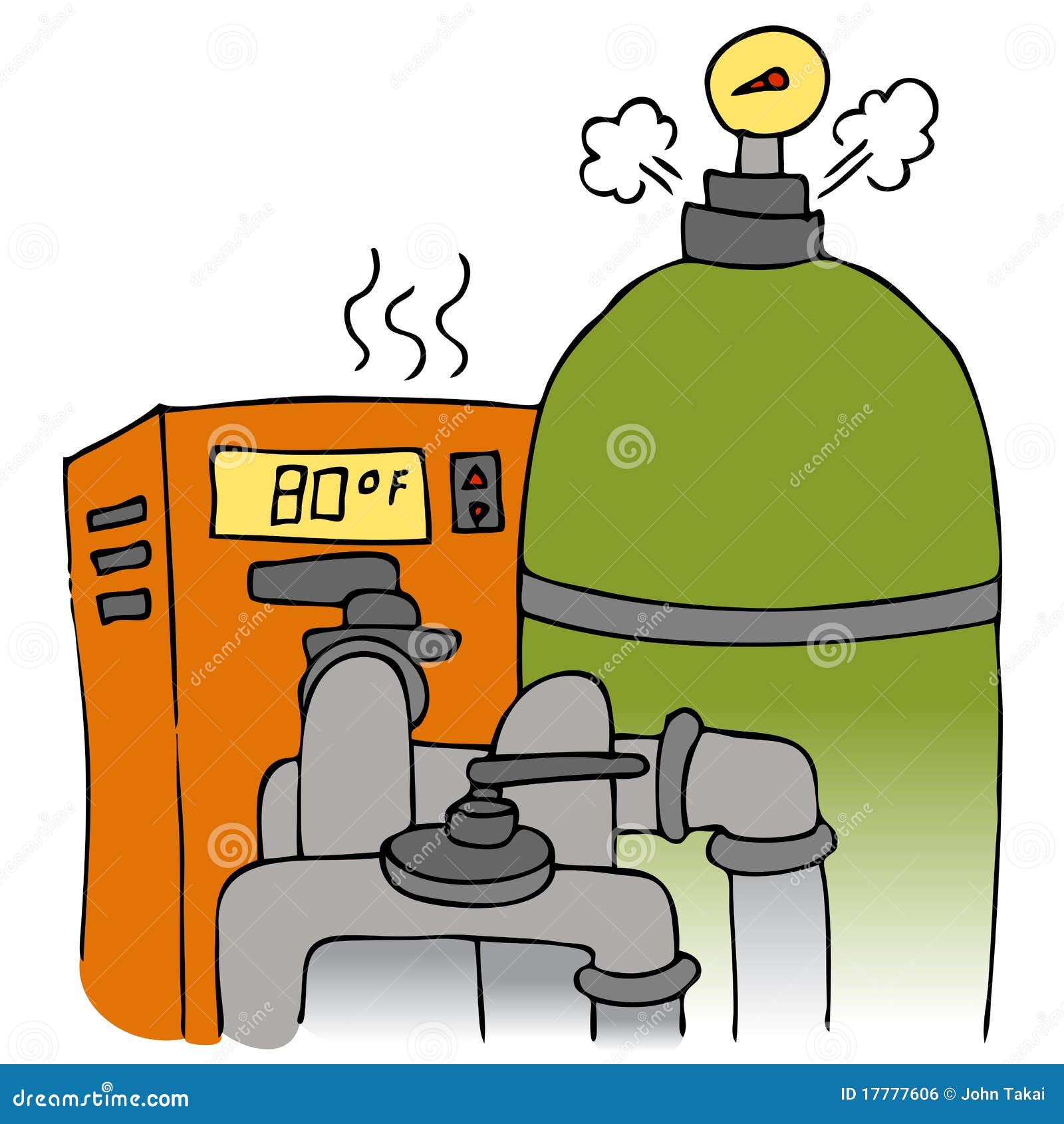 Pool Pump and Heating Equipment Stock Vector - Illustration of cartoon ...