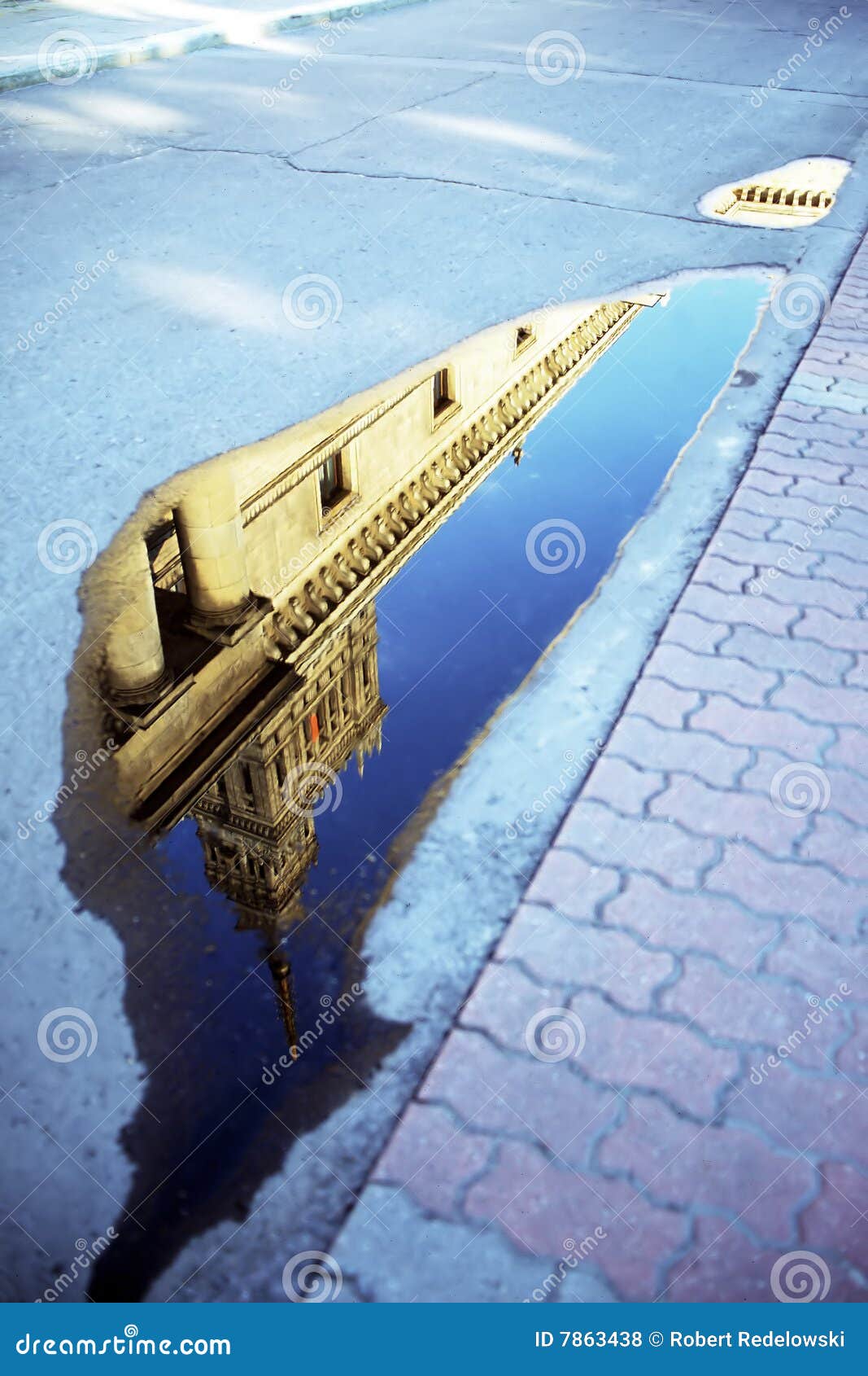 Pool Reflection stock photo. Image of center, culture - 7863438