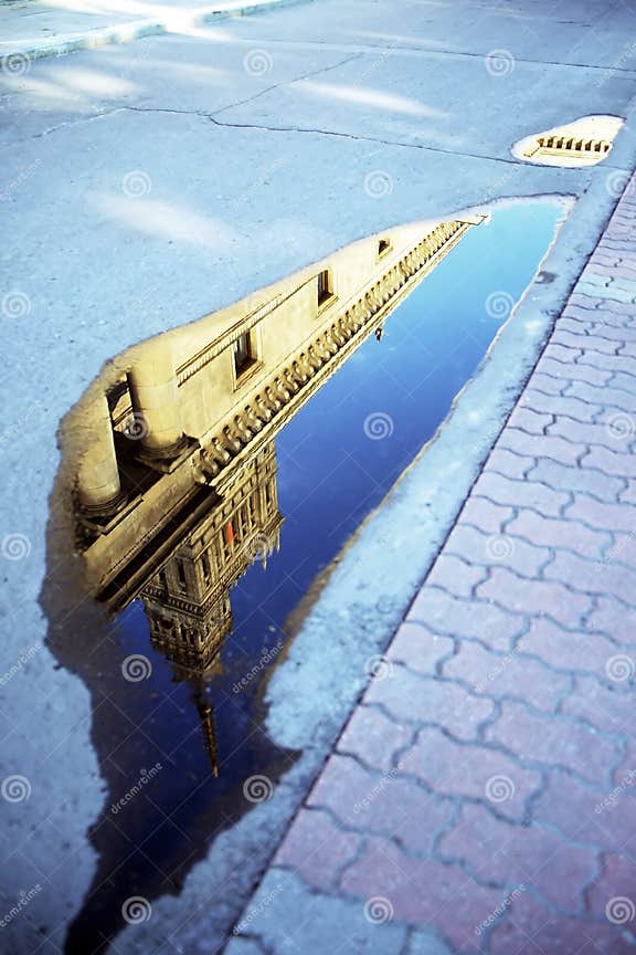 Pool Reflection stock photo. Image of center, culture - 7863438