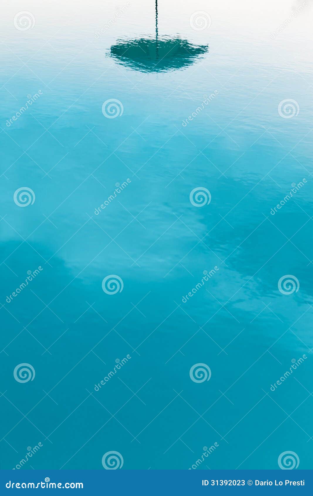 Pool reflection stock image. Image of parasol, clear - 31392023
