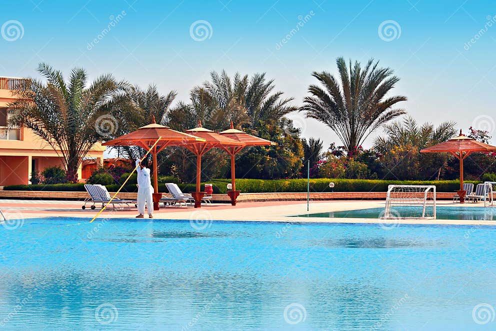 Pool Rest Area stock image. Image of repose, relaxation - 1826271