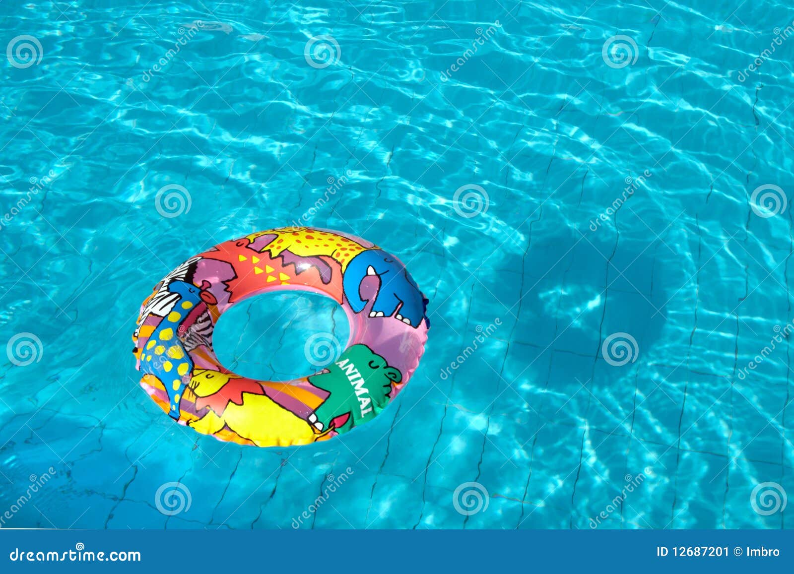 Pool Ring stock image. Image of floating, raft, guard - 12687201