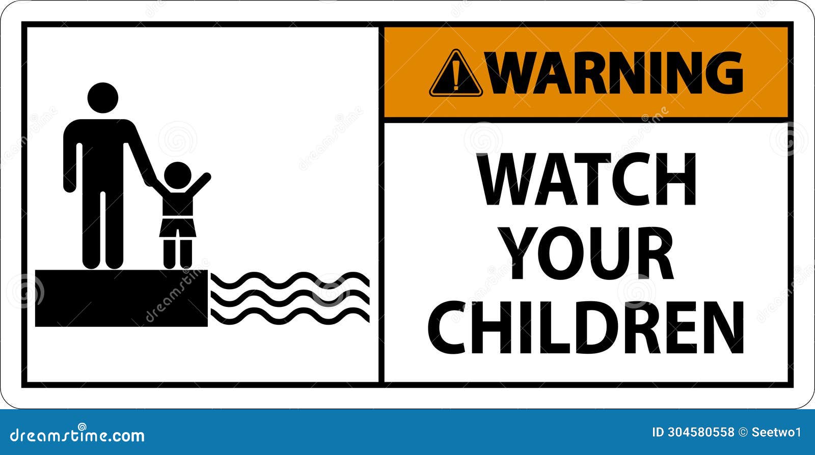 Warning Watch Your Step Symbol Sign, Vector Illustration, Isolated On ...