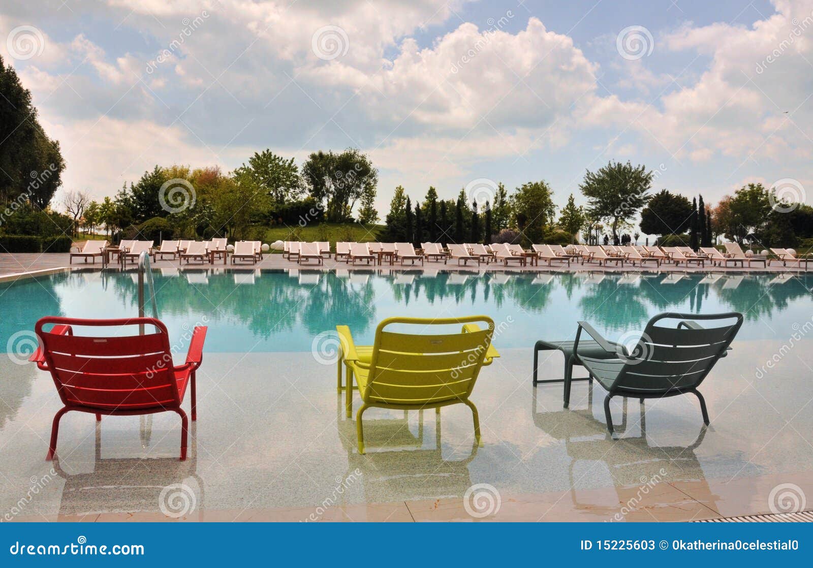 Pool scene stock image. Image of sunshine, pools, warmth - 15225603