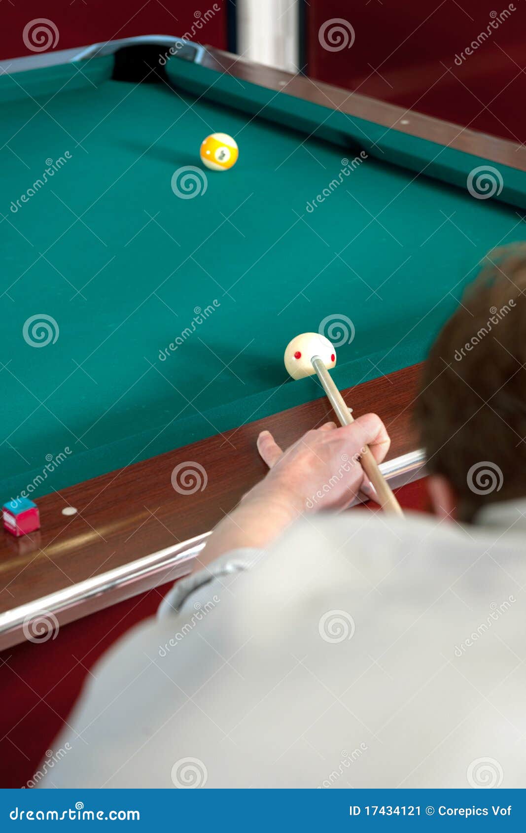 Pool shot stock image. Image of billiard, bending, rack - 17434121