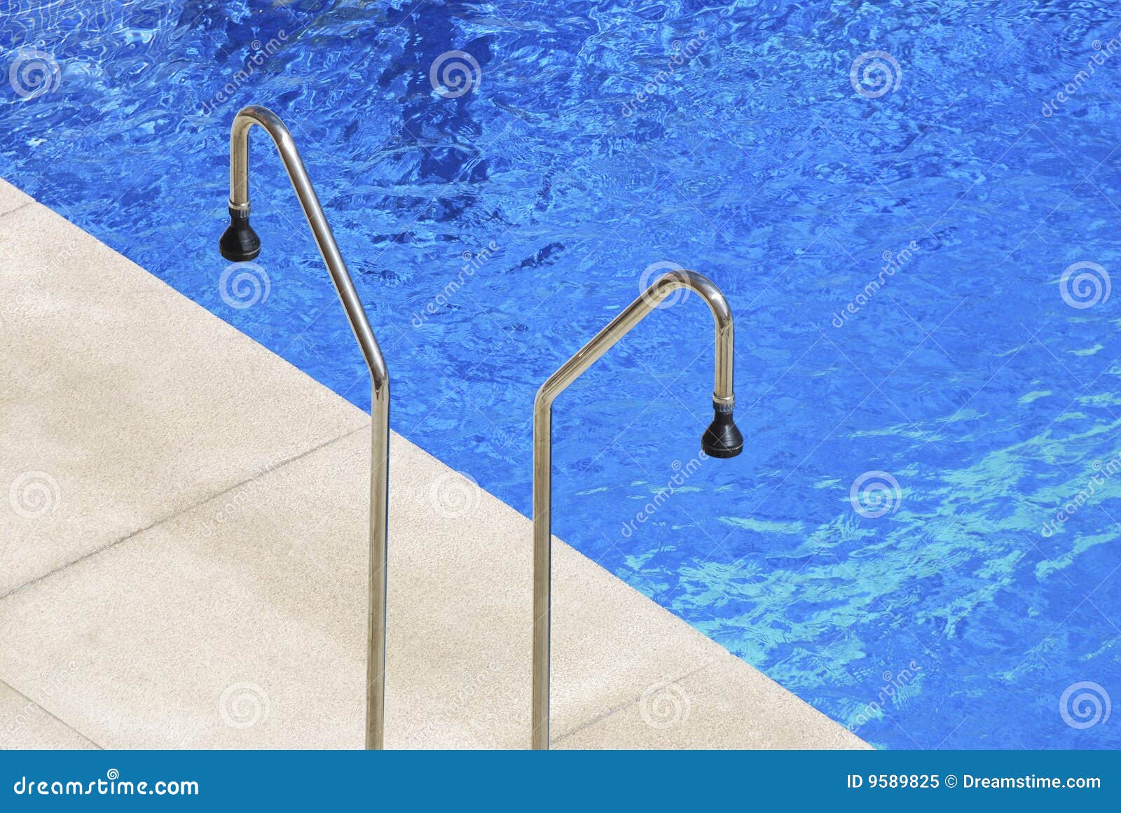 Pool Showers stock image. Image of garden, bath, chaplet - 9589825